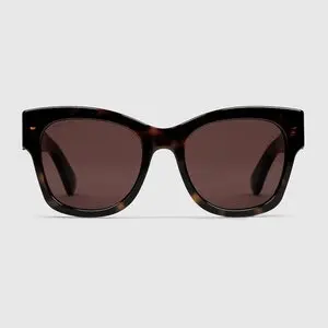 Gucci Butterfly Frame Sunglasses - Brown
