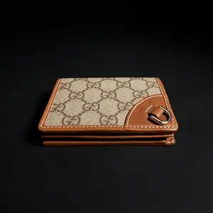 Gucci Gg Emblem Small Wallet Gg Canvas