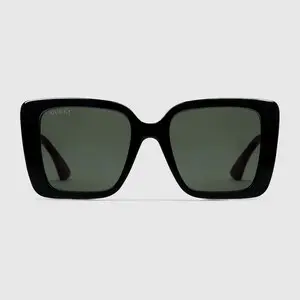 Gucci GUCCI Square Frame Sunglasses Black