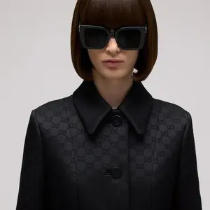 Gucci Square Frame Sunglasses - Black