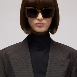 Gucci Square Frame Sunglasses - Brown