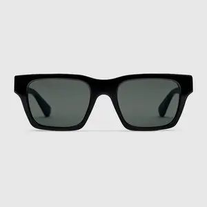 Gucci Rectangular Frame Sunglasses - Black