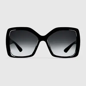Gucci Square Frame Sunglasses Black
