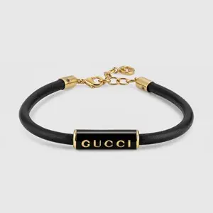 Gucci Bracelet With Enamel - Gold-toned Metal