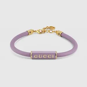 Gucci Bracelet With Enamel - Gold-toned Metal