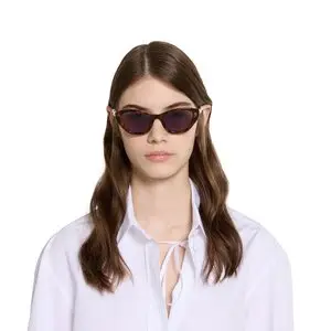 Gucci Cat Eye Frame Sunglasses - Brown