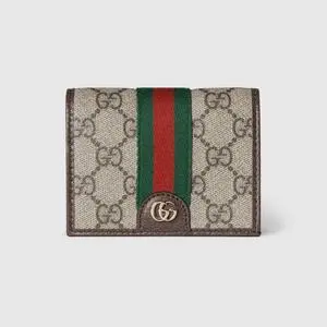 Gucci Ophidia Small Wallet - Beige