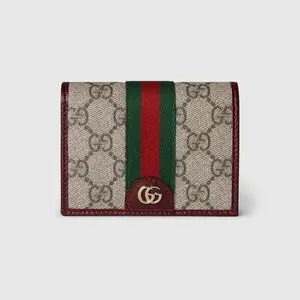 Gucci Ophidia Small Wallet - Beige