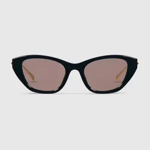 Gucci Cat Eye Frame Sunglasses - Black