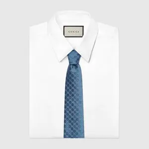 Gucci Gg Silk Jacquard Tie