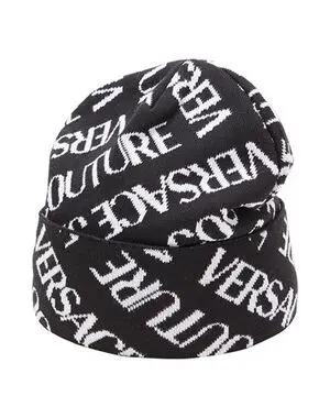 Versace Knitted Beanie - Black