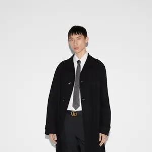 Gucci Horsebit Silk Jacquard Tie