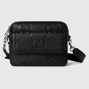 Gucci Gg Jumbo Small Crossbody Bag - Black