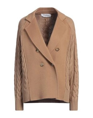 Max Mara Wool And Cashmere Double-Breasted Blazer Camel