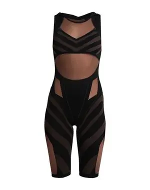 GCDS X WOLFORD Zebra Print Playsuit - Brown