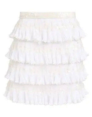 Elisabetta Franchi Mini Sequined Skirt