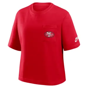 Nike San Francisco 49ers Rewind Pocket Boxy Nfl T-shirt - Red