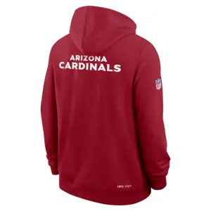 Nike Arizona Cardinals Initial Home Sideline Dri-fit Nfl Pullover Hoodie