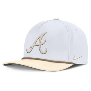 Nike Atlanta Braves Aerobill Mlb Adjustable Cap - White