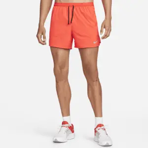 Nike Stride Dri-fit 5" Brief-lined Running Shorts - Red