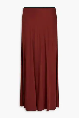 Diane Von Furstenberg Malik Satin Midi Skirt