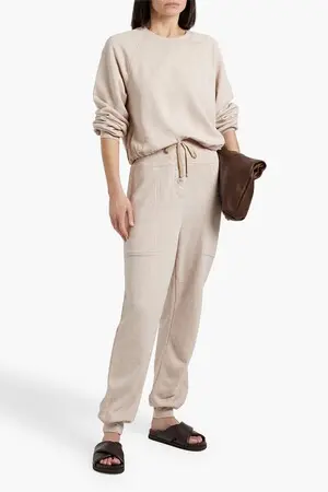 Ulla Johnson Calla French Cotton-blend Terry Track Pants