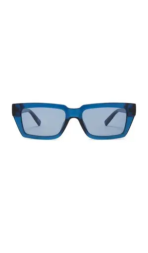 Le Specs Nocturnal Habit Sunglasses - Midnight & Midnight Flash Mirror