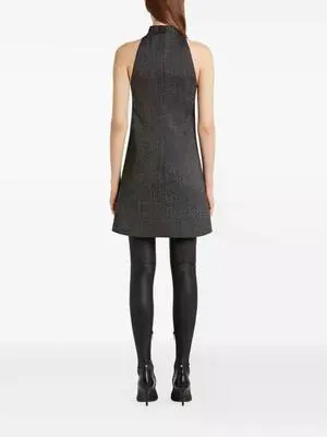 COURREGES High-neck Sleeveless Dress