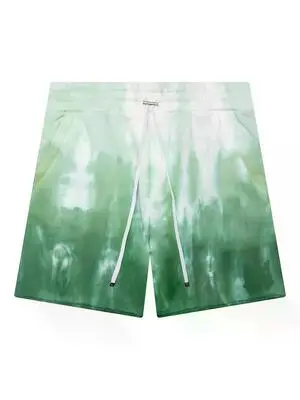 Amiri Logo Tie-dye Shorts