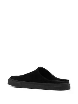 JAMES PERSE Suede Mules - Black