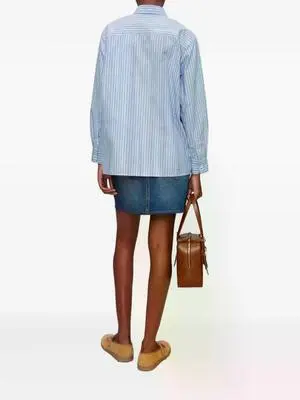 A.p.c. Sela Striped Cotton Shirt