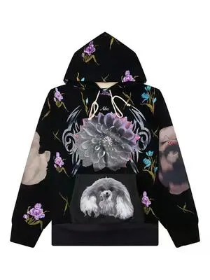 ADVISORY BOARD CRYSTALS Floral-print Hoodie