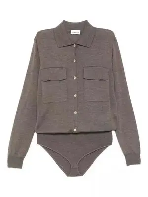 P.a.r.o.s.h Buttoned Pocket Bodysuit
