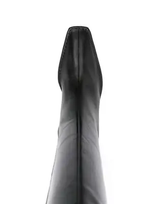 MUGLER 80mm Pointed-toe Calf Leather Boots
