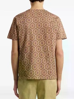 Etro Paisley-print Cotton T-shirt