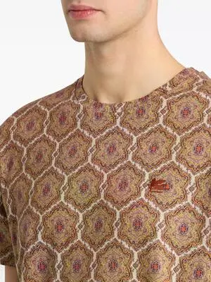 Etro Paisley-print Cotton T-shirt