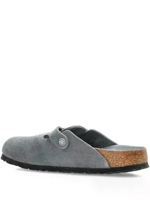 BIRKENSTOCK Buckle Suede Mules