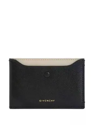 Givenchy Leather Two-tone Cardholder - Black