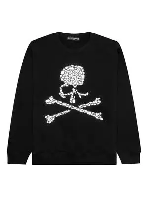 MASTERMIND WORLD Skull Crystal-embellished Sweatshirt