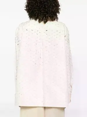 Nanushka Cut-out Collared Shirt