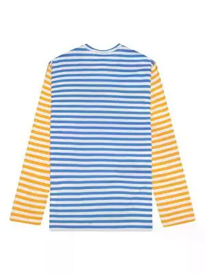 Play Comme Des Garcon Striped T-shirt - Blue
