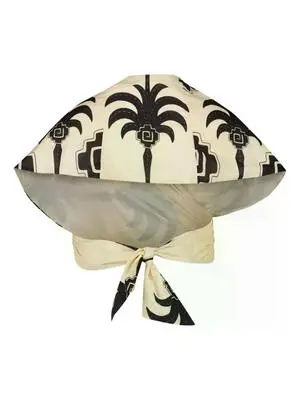 Johanna Ortiz Imagery Palm Tree-print Top - Neutrals