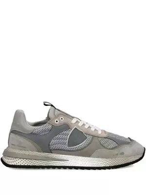 Philippe Model Olympique Mesh-paneled Sneakers - Grey