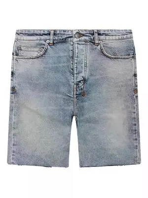 Ksubi Chopper Frayed-hem Shorts