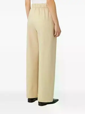 Max Mara Elasticated-waistband Trousers - Neutrals