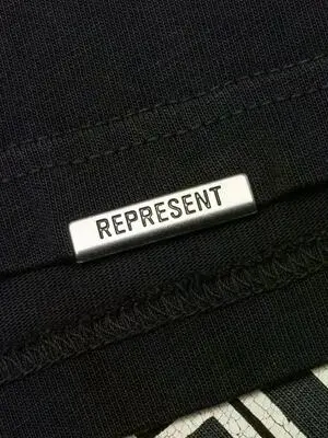 REPRESENT X Feature Multi-logo Stained T-shirt