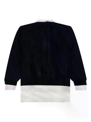 MAISON MARGIELA Layered Shirt-paneled Sweater
