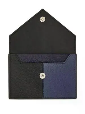 FERRAGAMO Colourblock Leather Card Holder - Blue