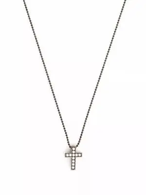 Dsquared2 Cross Pendant Necklace - Silver