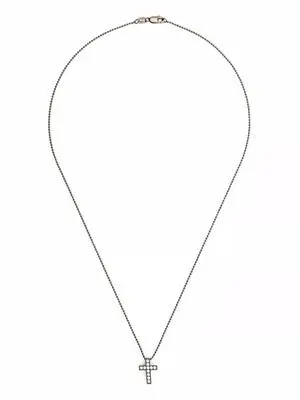 Dsquared2 Embellished Cross Pendant Necklace